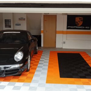Sol de garage design Porsche